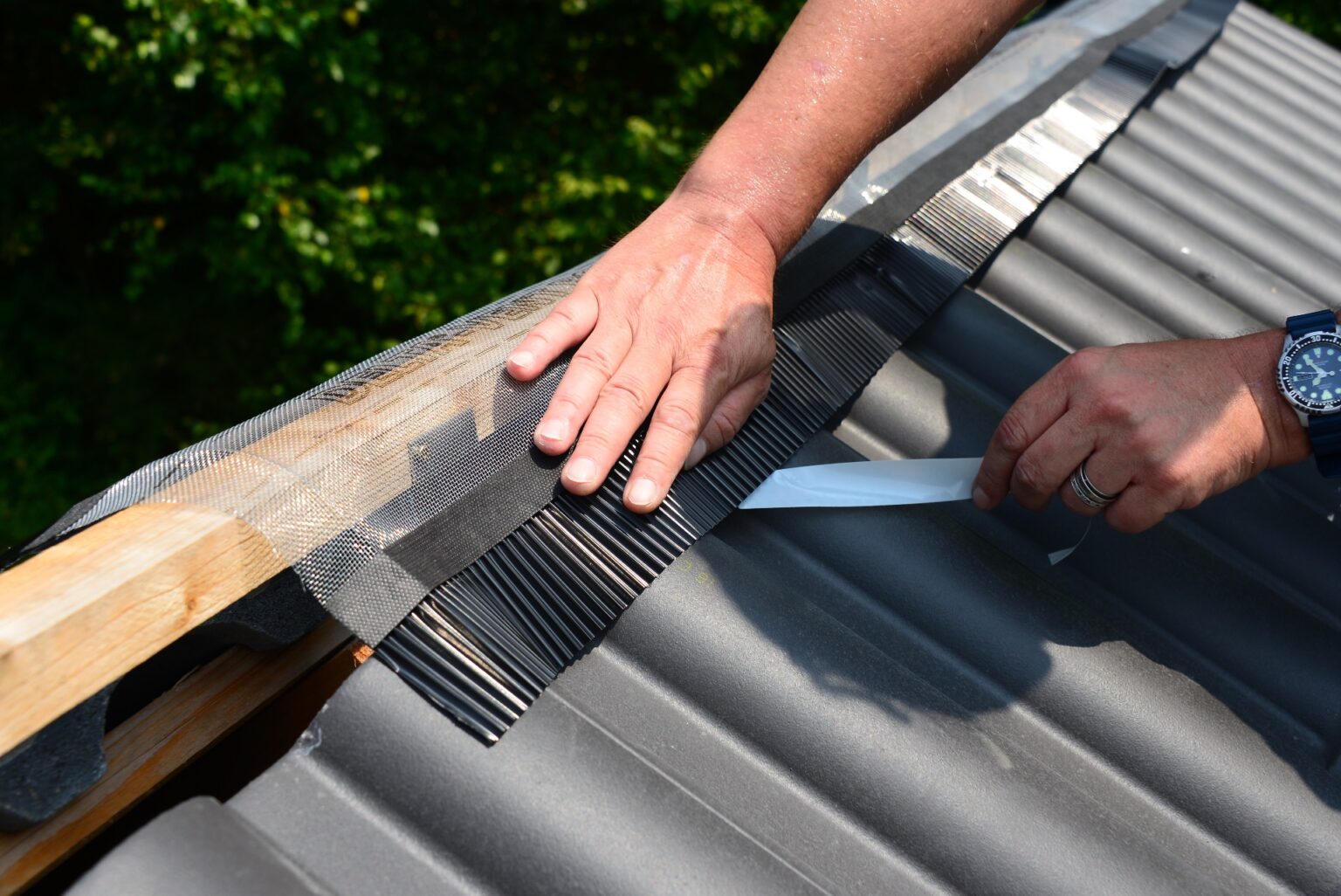 DELTA VENT ROLL PRO - Protection and ventilation for roof ridge