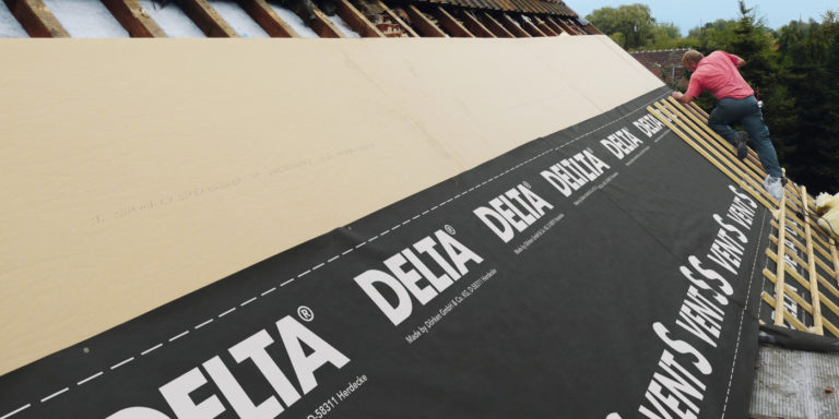 DELTA VENT S - air permeable and fully waterproof roofing underlay
