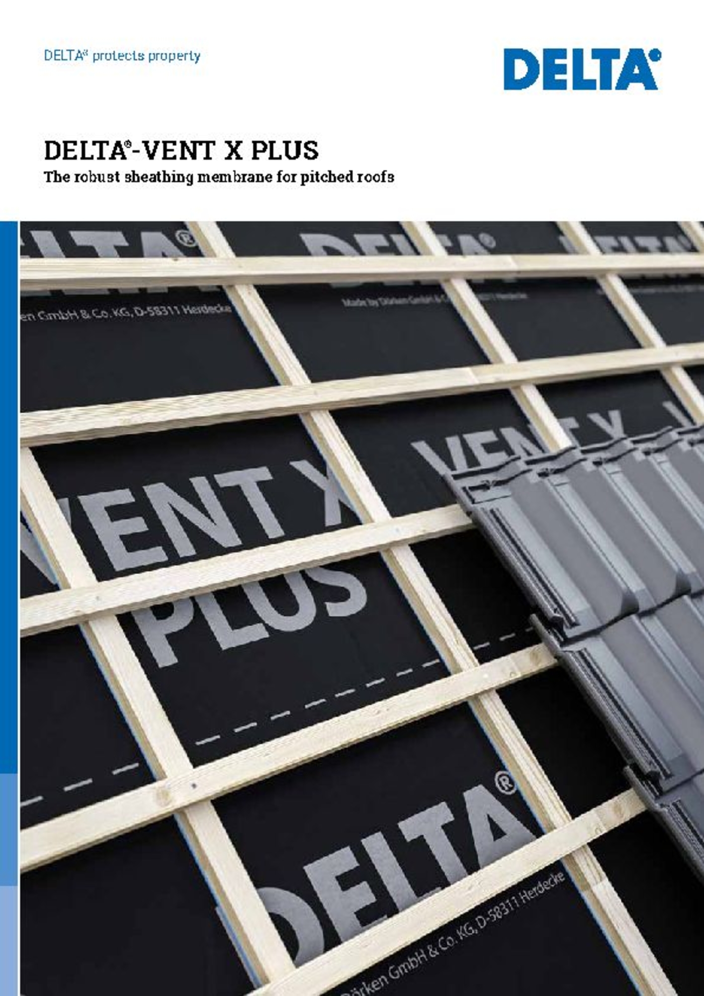 DELTA VENT X PLUS - light and very strong breatheble roofing underlay